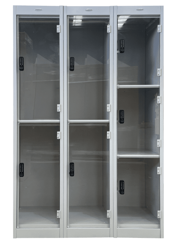 Clear Door Lockers | Premier Lockers NZ